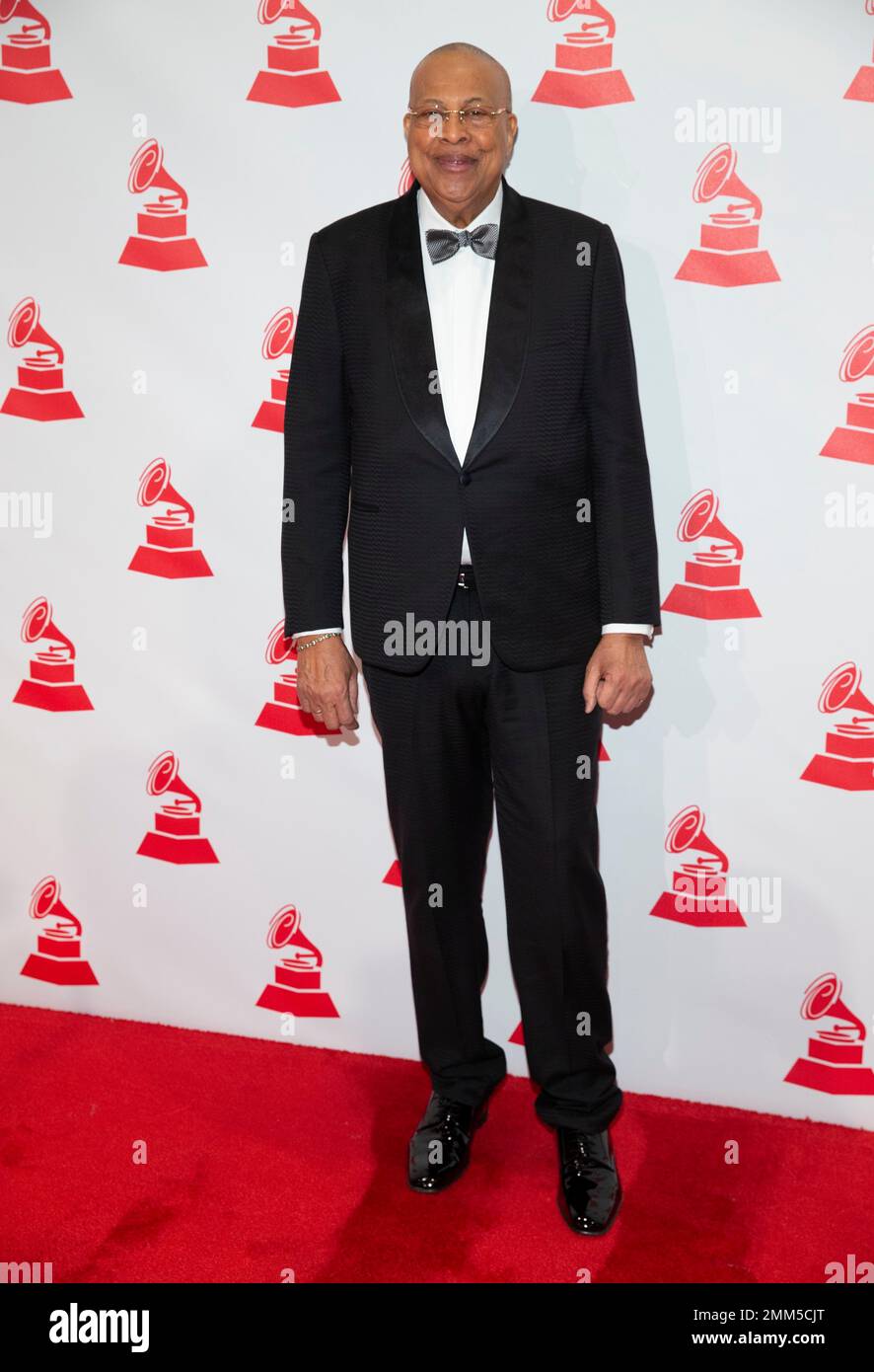 Chucho Valdes arrives at the Latin Grammy special merit awards at the ...