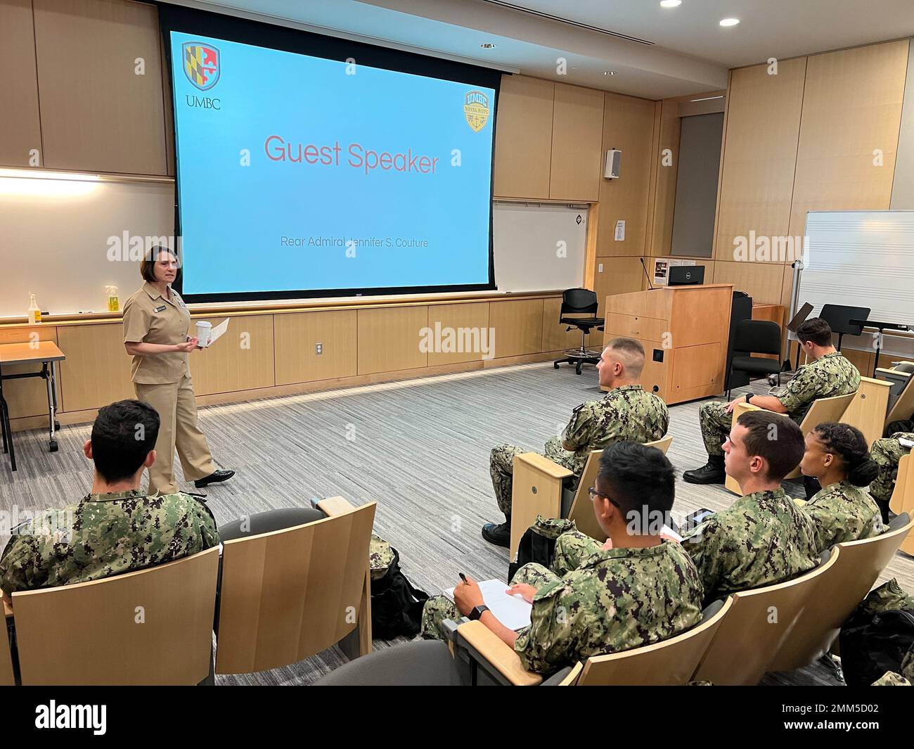 CATONSVILLE, Md. – Rear Adm. Jennifer Couture, commander, Naval Service ...