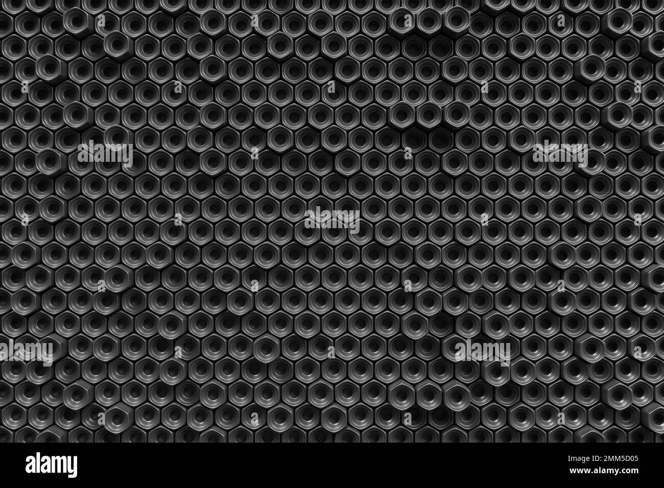 Abstract row of black objects background 3d rendering Stock Photo - Alamy