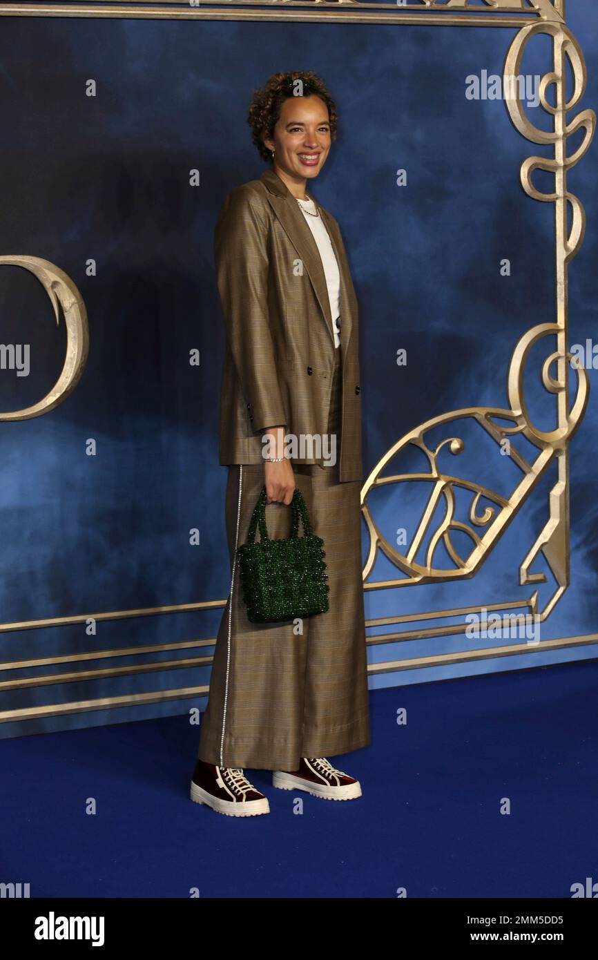 Artist Phoebe Collings-James poses for photographers on arrival at the ...