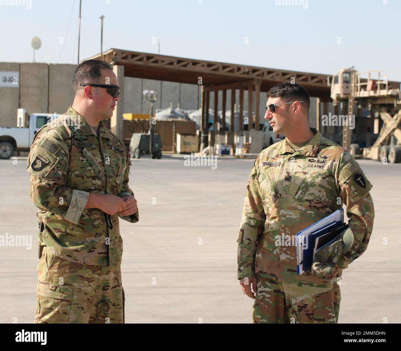 U.S. Army Col. Scott P. Nicholas, commander of Task Force Mustang ...