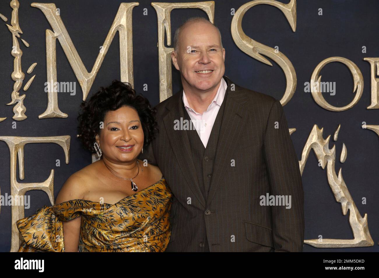 FIlm Director David Yates and partner Yvonne Walcott pose for ...