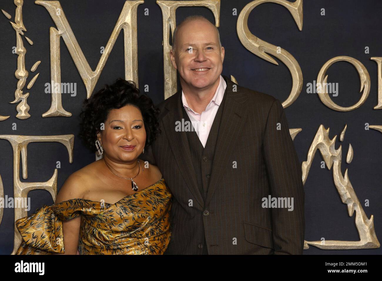 FIlm Director David Yates and partner Yvonne Walcott pose for ...