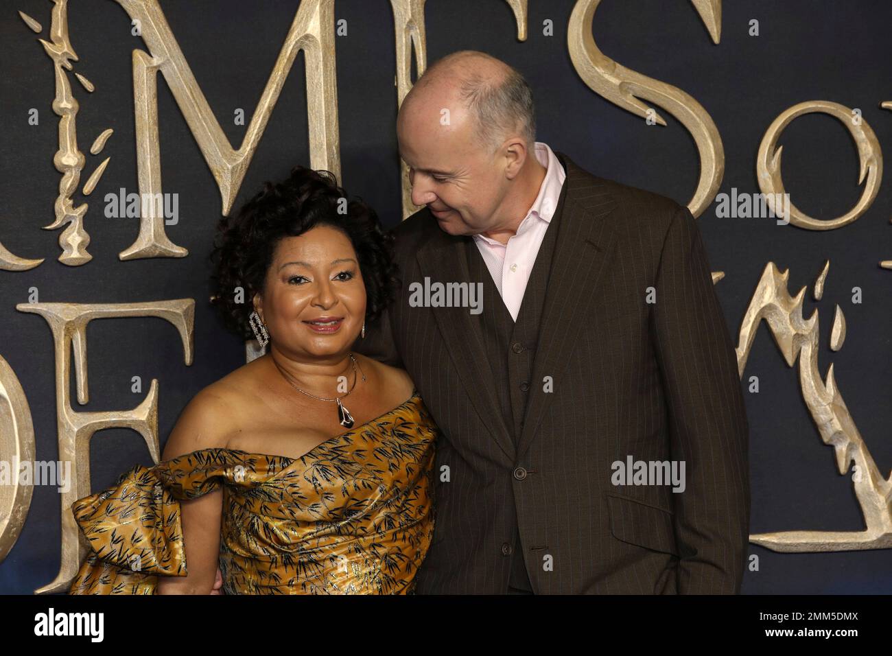 FIlm Director David Yates and partner Yvonne Walcott pose for ...