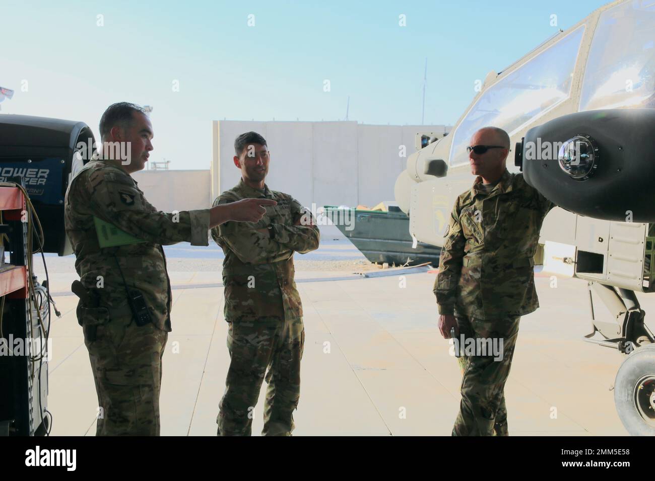 U.S. Army Col. Scott P. Nicholas, commander of Task Force Mustang ...