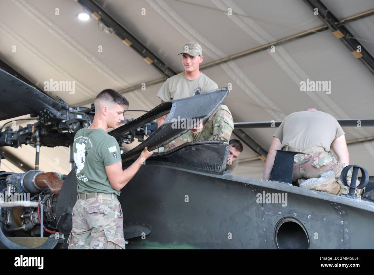 U.S. Army Task Force Rough Rider Soldiers of the 3-142nd Assault ...