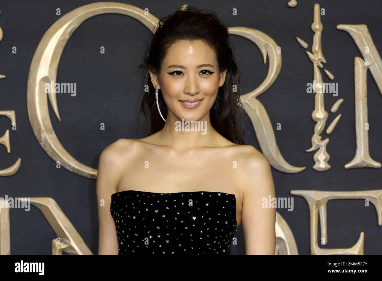 Actress Claudia Kim poses for photographers on arrival at the premiere ...