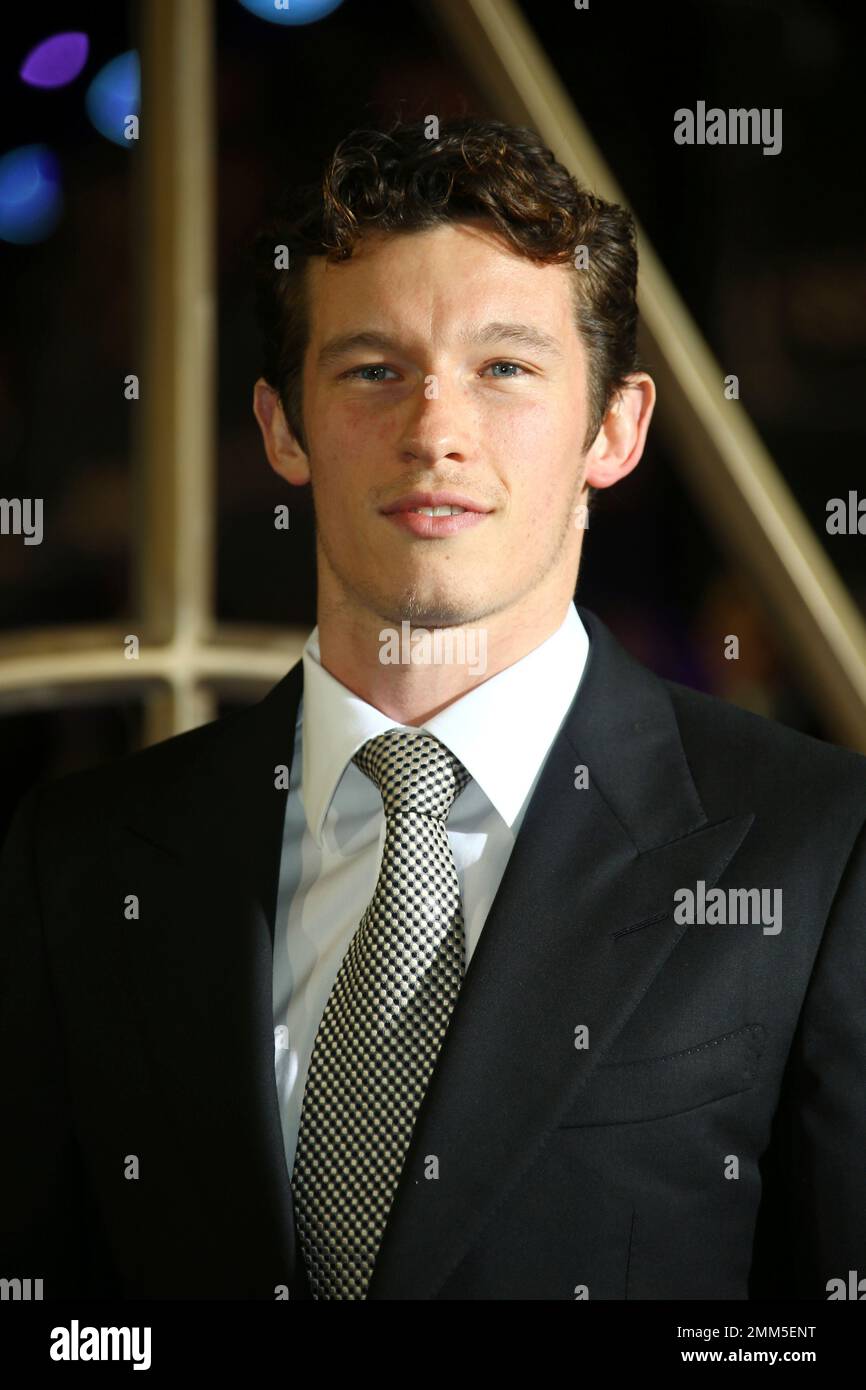 Callum Turner poses for photographers upon arrival at the premiere of ...