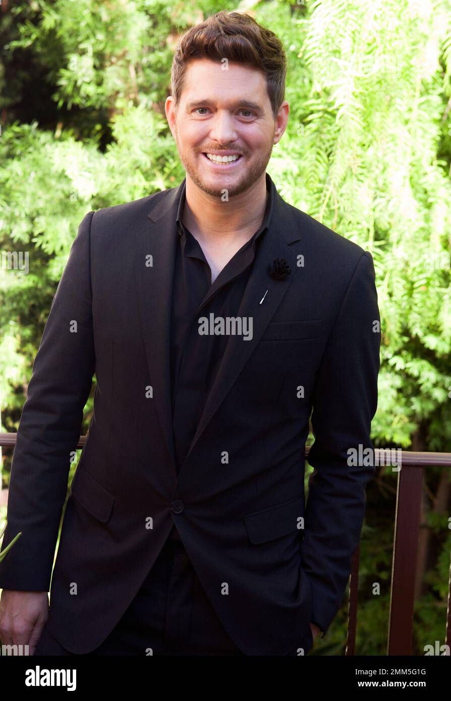 In this Oct. 16, 2018 photo, Michael Buble poses for a portrait at the ...