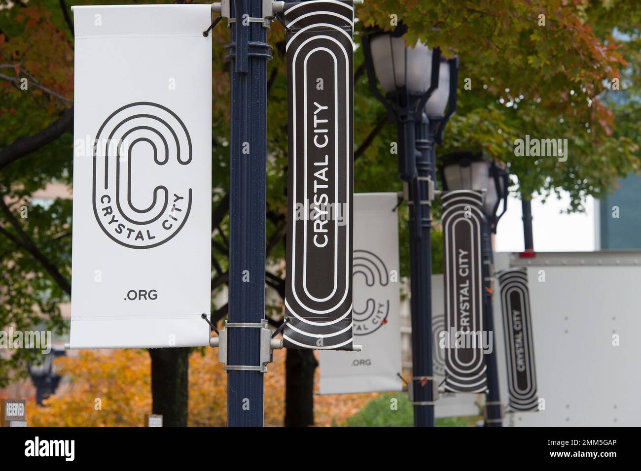 Street signs in Crystal City, in Arlington, Va., are seen Tuesday, Nov ...