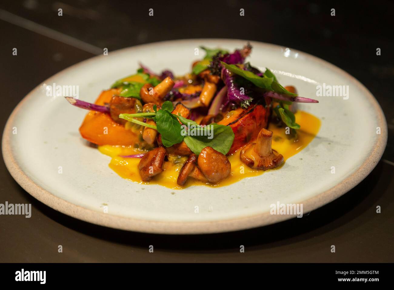 A Thanksgiving season signature dish prepared by chef Jessica Largey at ...