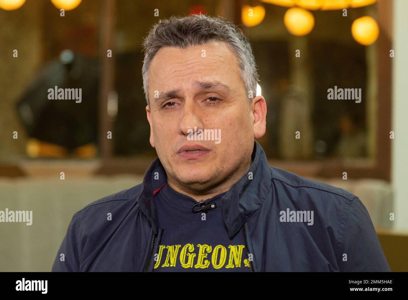 Joe Russo participates in the Cooking with "The Avengers" event at the ...