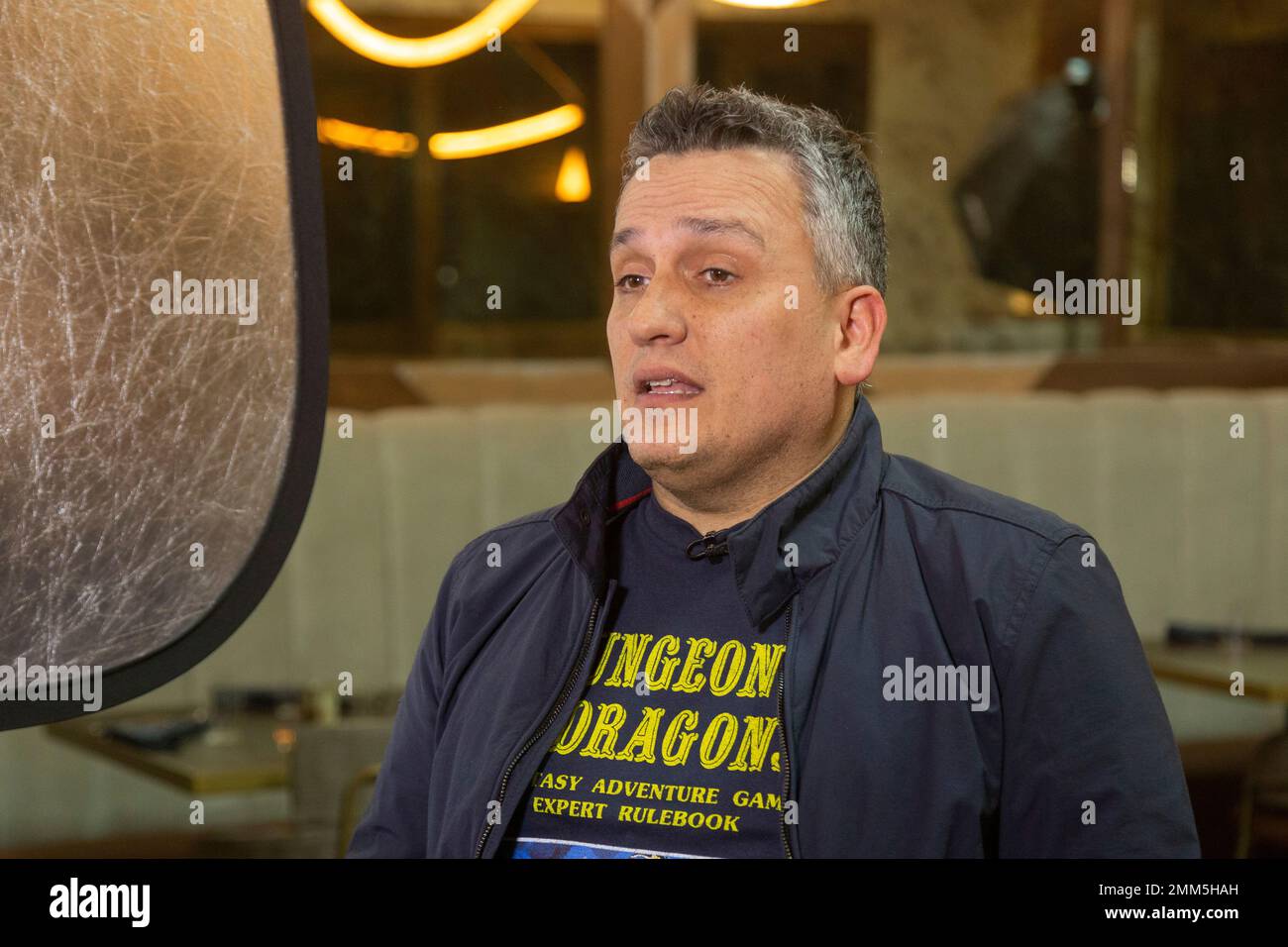 Joe Russo participates in the Cooking with "The Avengers" event at the ...