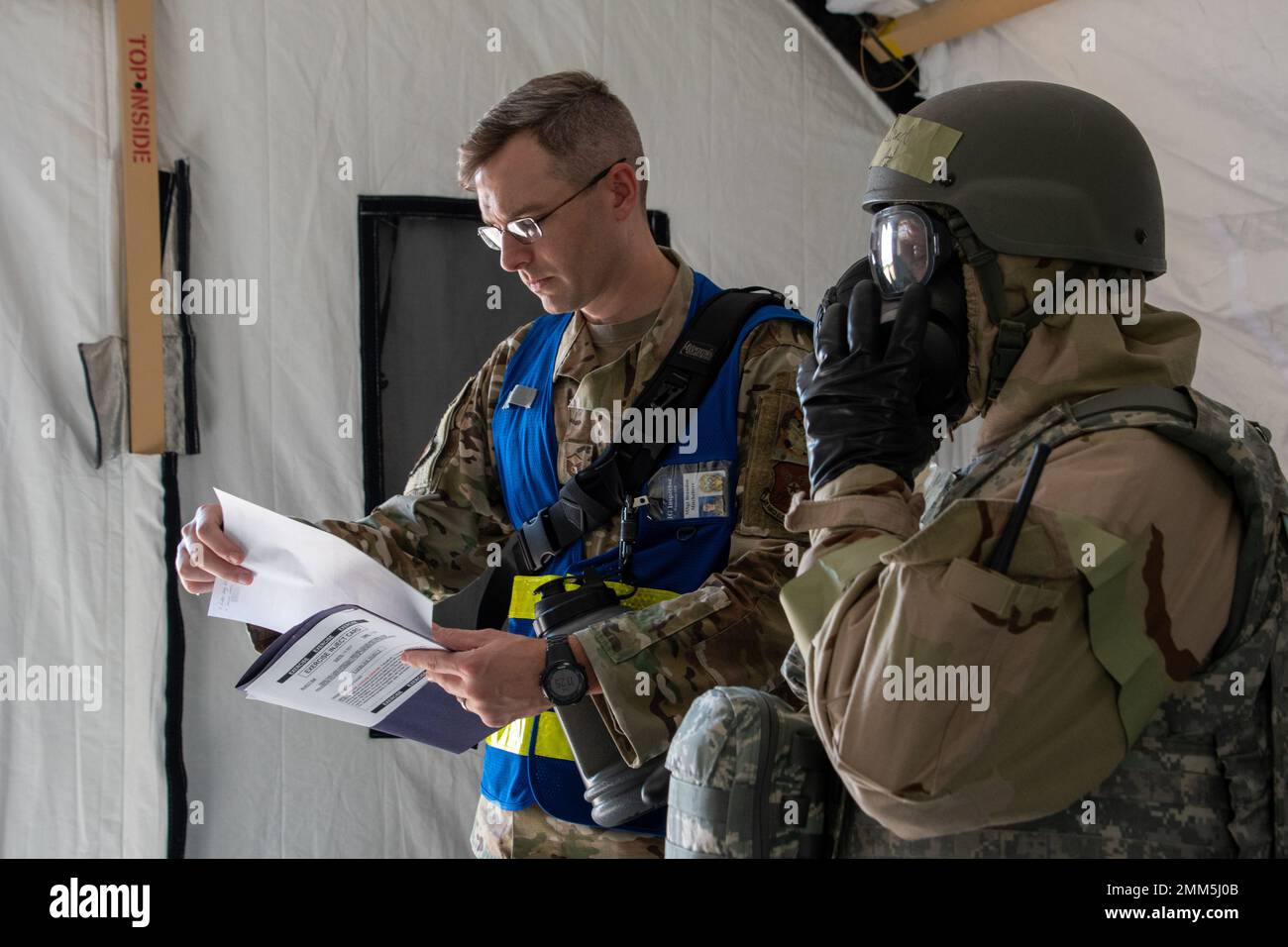 U.S. Air Force Master Sgt. Brandon Mitcheltree, Whiteman Air Force Base Wing Inspection Team ...