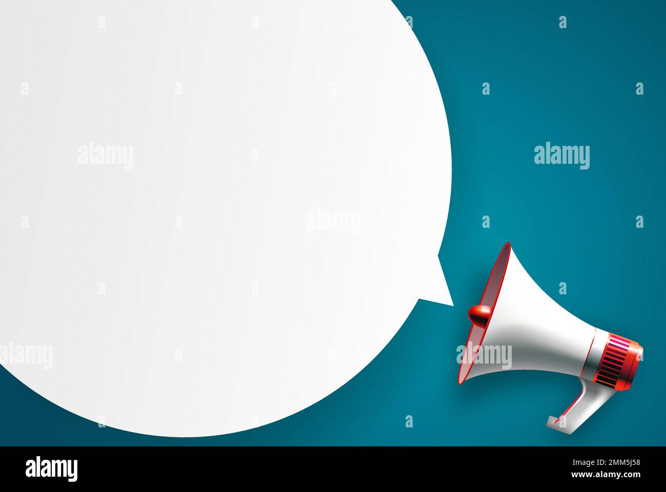Protest megaphone shouting woman Stock Vector Images - Alamy