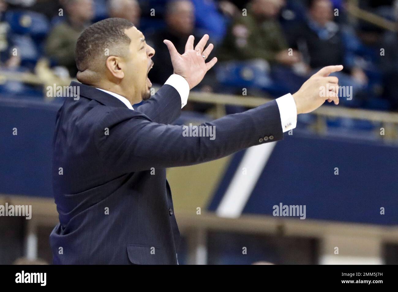 Pittsburgh head coach Jeff Capel during the second half of an NCAA ...