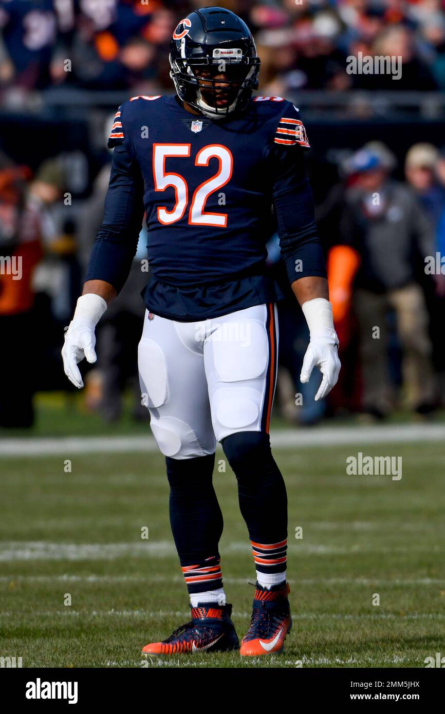 Chicago Bears outside linebacker Khalil Mack (52) during an NFL ...