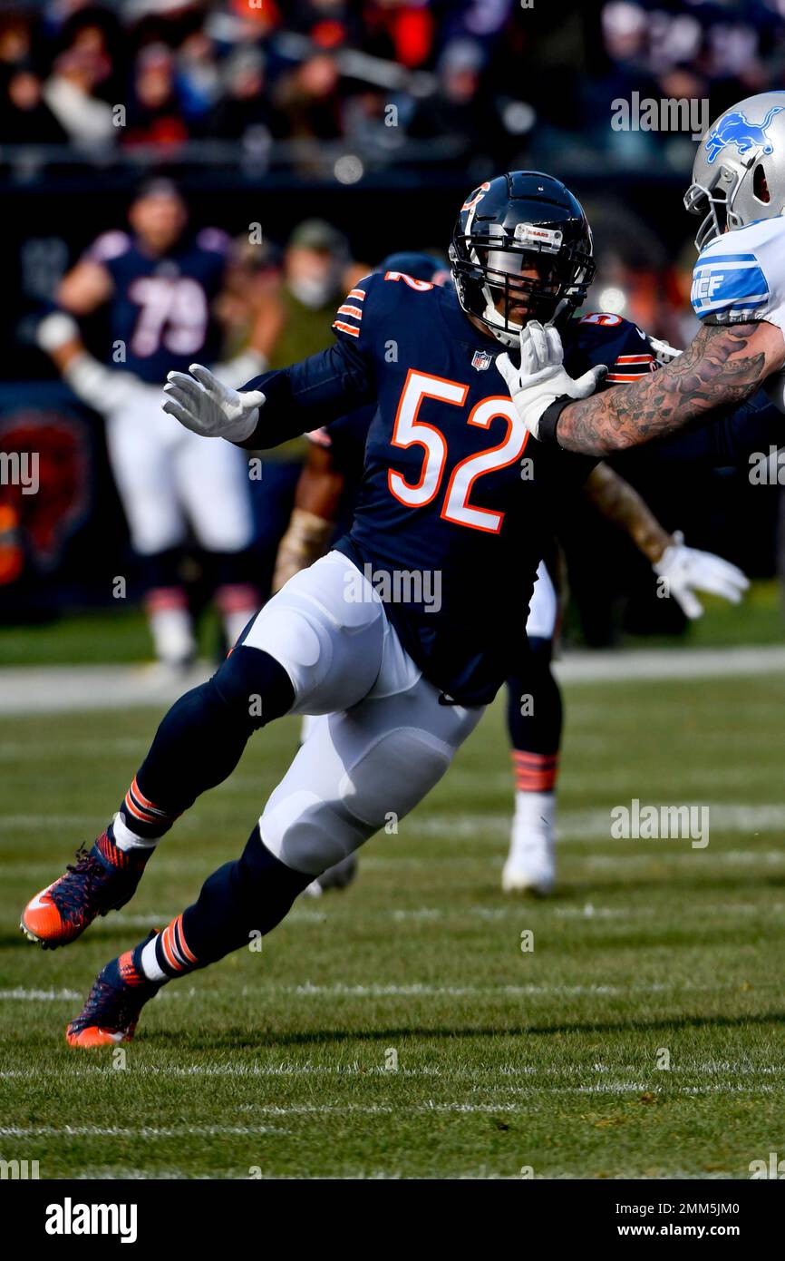 Chicago Bears outside linebacker Khalil Mack (52) during an NFL ...