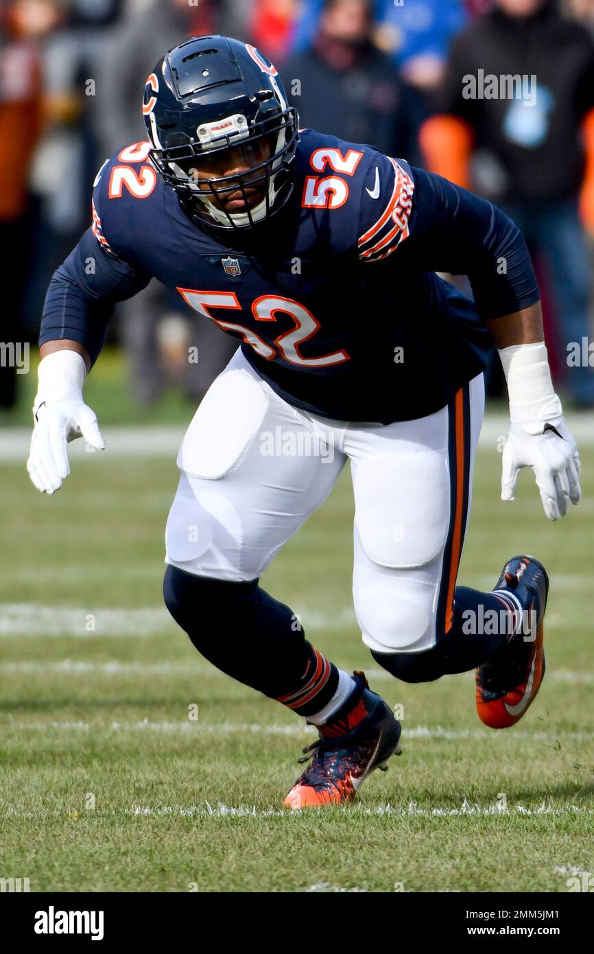 Chicago Bears outside linebacker Khalil Mack (52) during an NFL ...