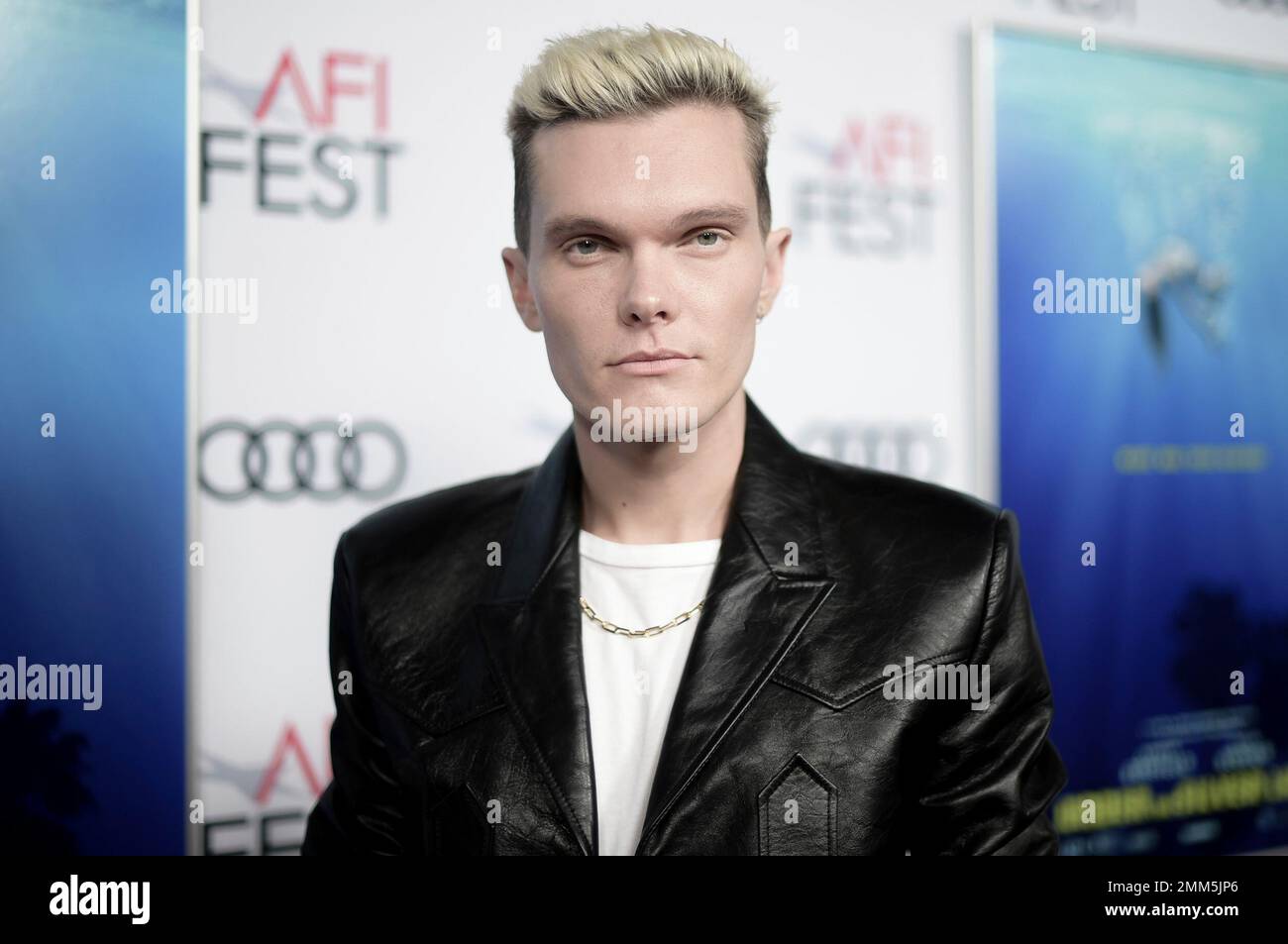 Luke Baines attends a special screening of "Under the Silver Lake ...