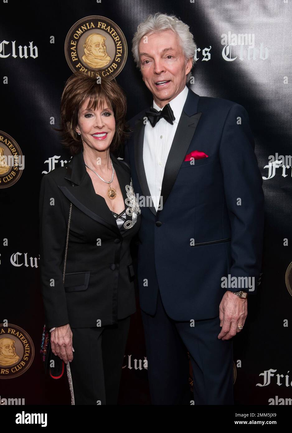 Deana Martin and John Griffeth attend the Friars Club Entertainment ...