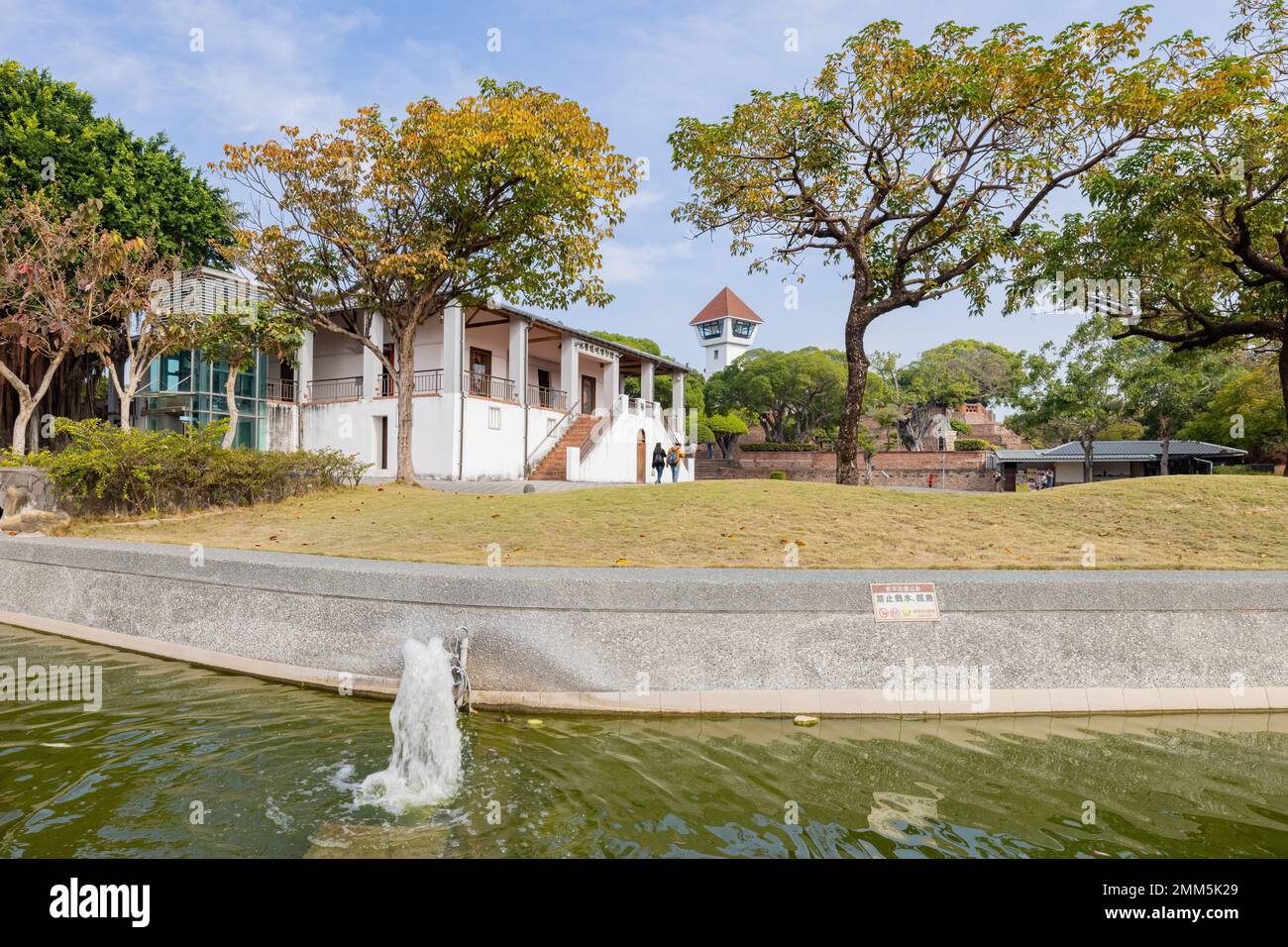 Tainan, JAN 5 2023 - Sunny exterior view of the Anping Old Fort Stock ...