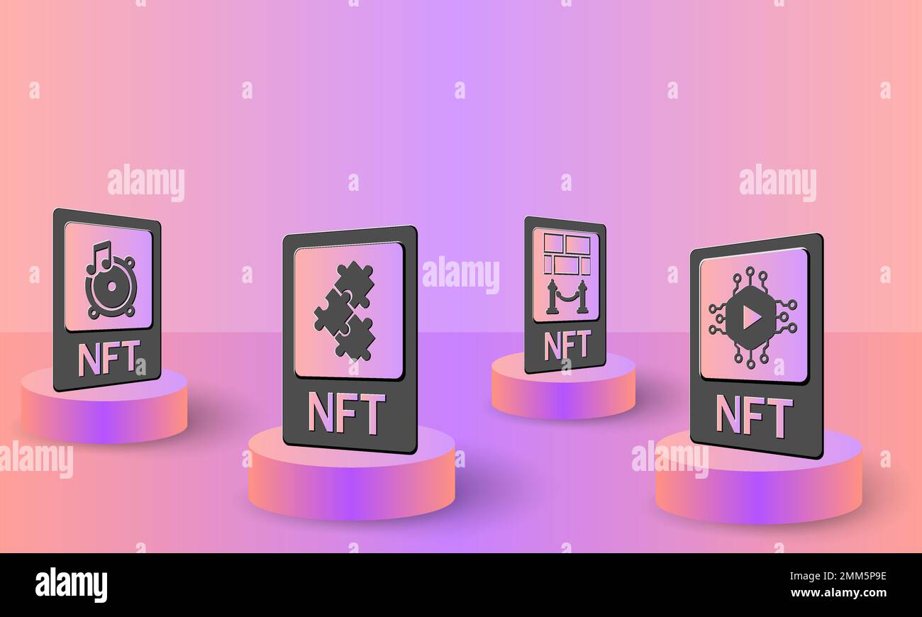 Tokens digital reality Stock Vector Images - Alamy