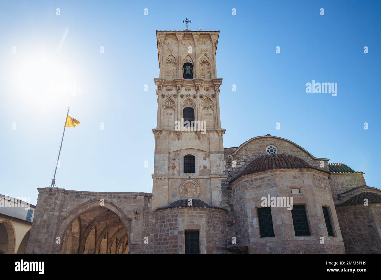 Church of Saint Lazarus on Saint Lazarus Square in Old Town of Larnaca ...