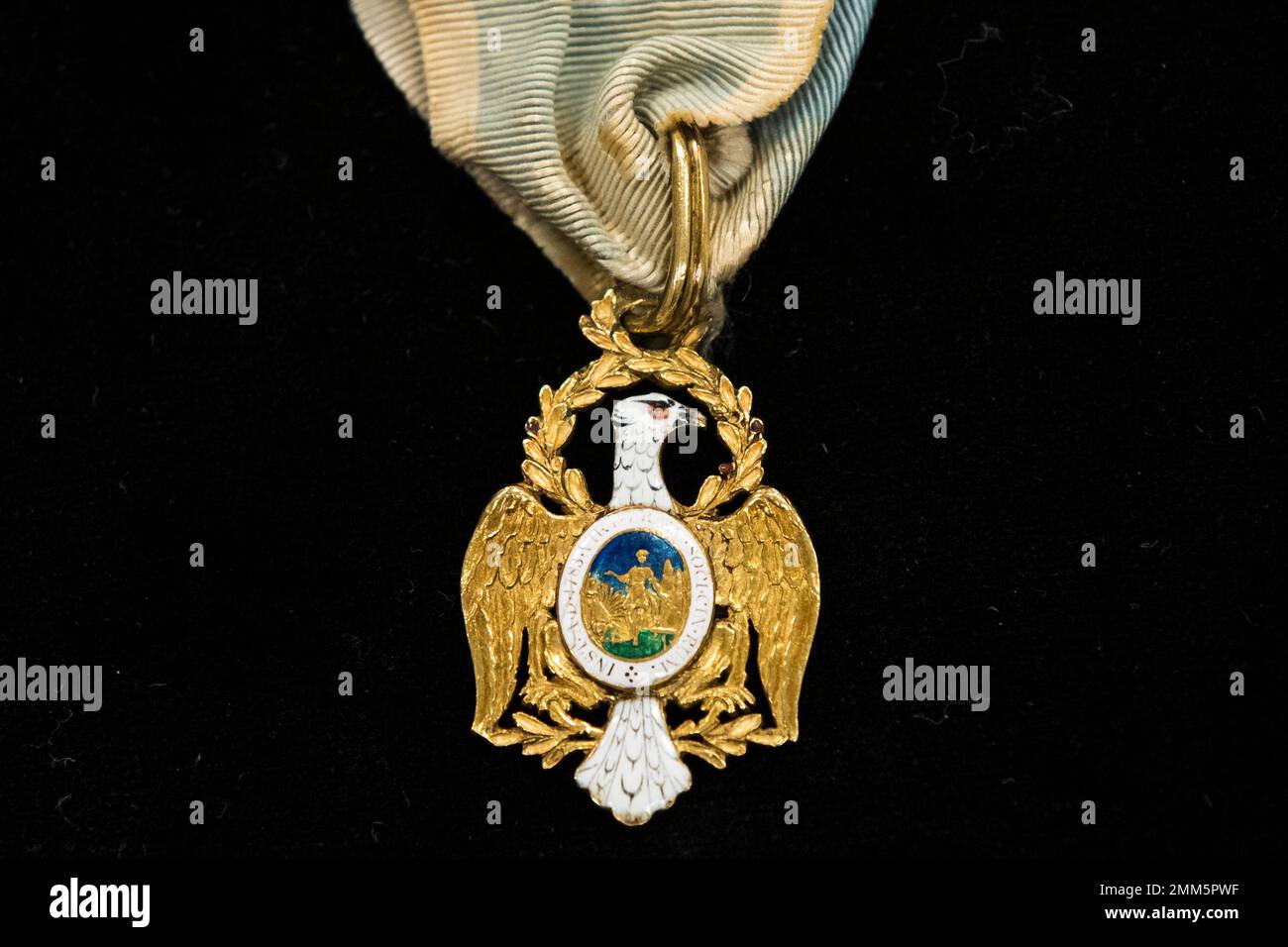Displayed is Alexander Hamilton's Society of the Cincinnati Eagle ...