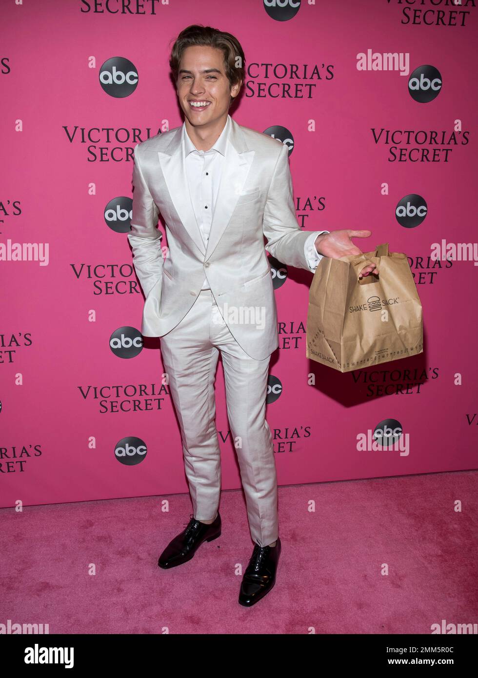 Dylan Sprouse attends the 2018 Victoria's Secret Fashion Show at Pier ...
