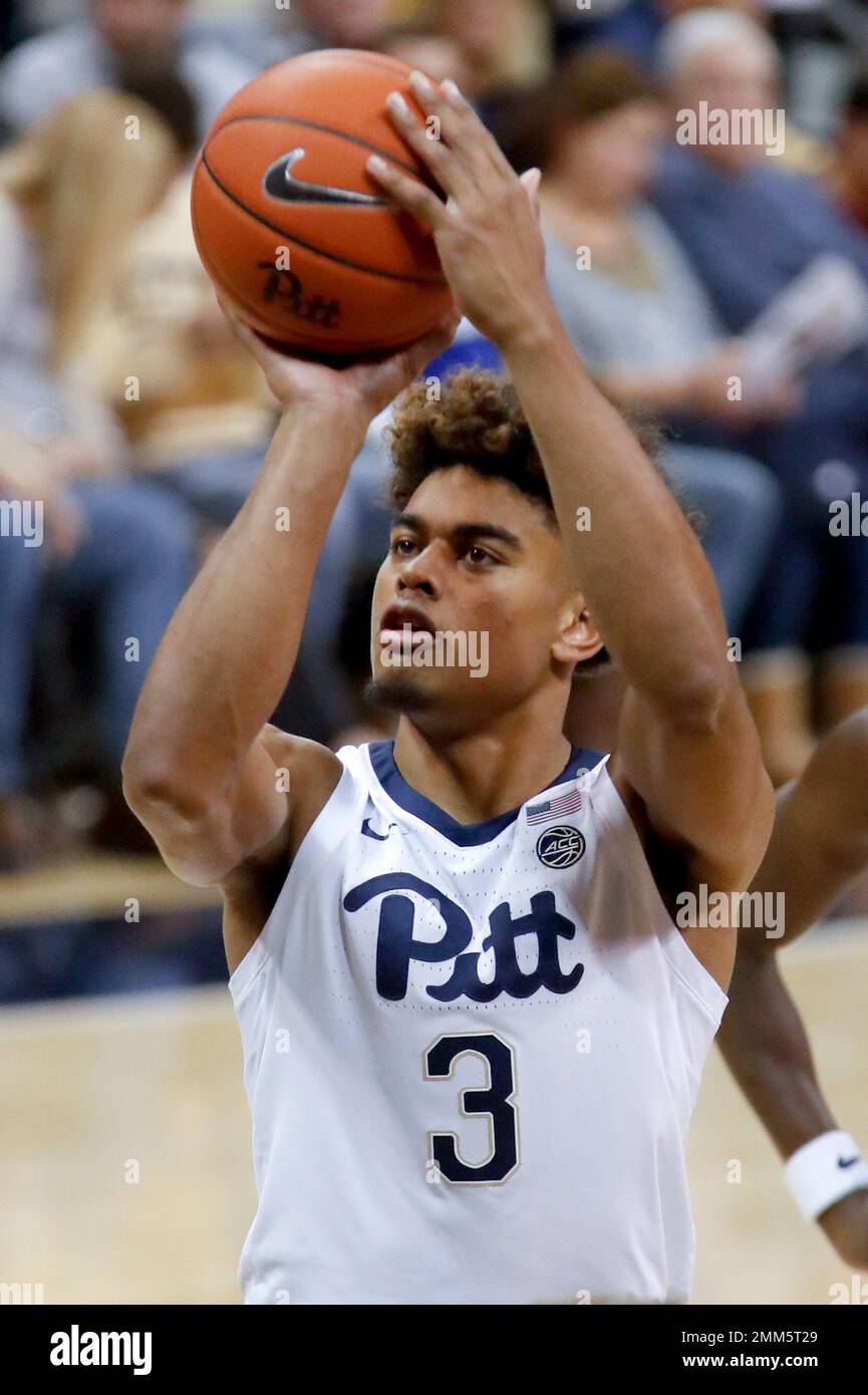 Pittsburgh's Malik Ellison (3) plays against VMI during an NCAA college ...