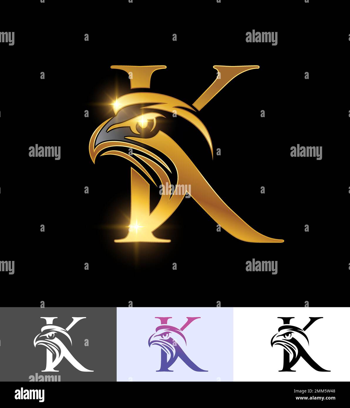 K eagle logo hi-res stock photography and images - Alamy