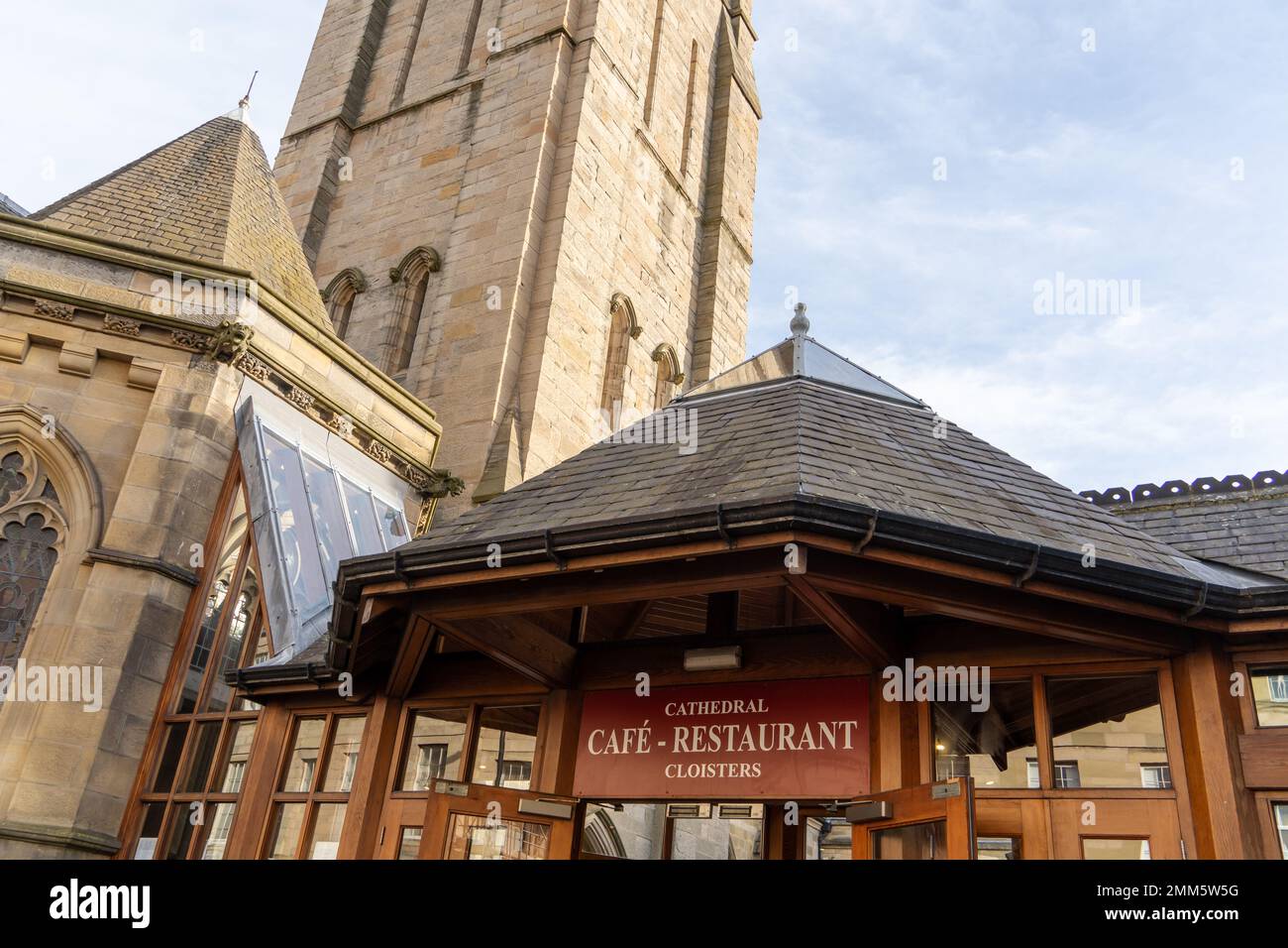 The Cloister café and restaurant adjoining The Cathedral Church of St ...