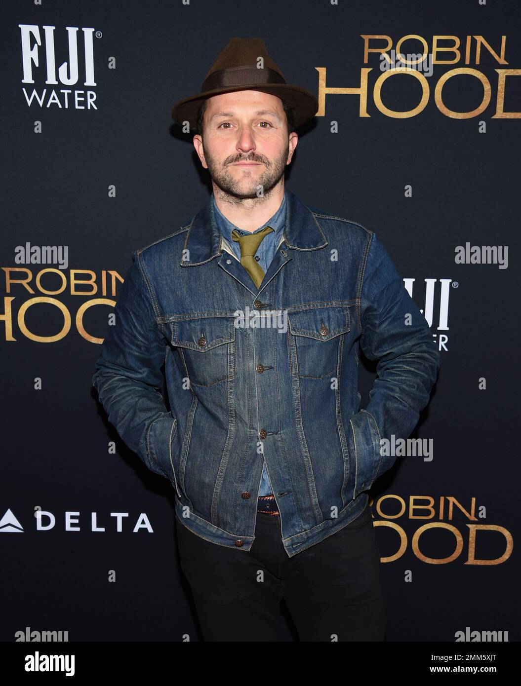 Actor Daniel Sauli attends a special screening of "Robin Hood" at AMC ...