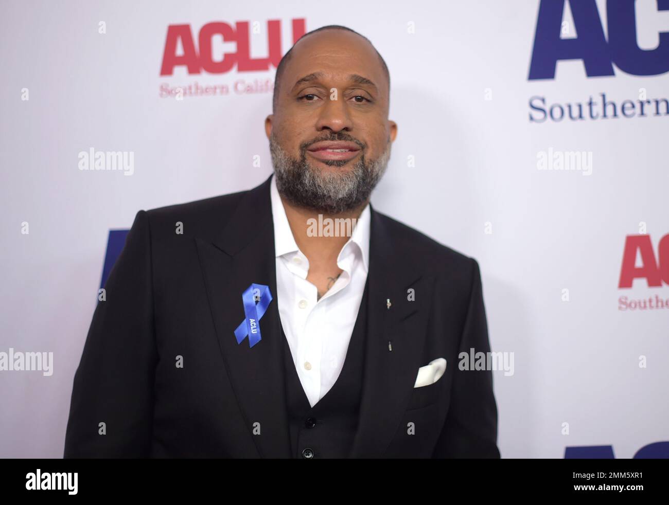Kenya Barris arrives at the ACLU SoCal's Bill of Rights Dinner at the ...
