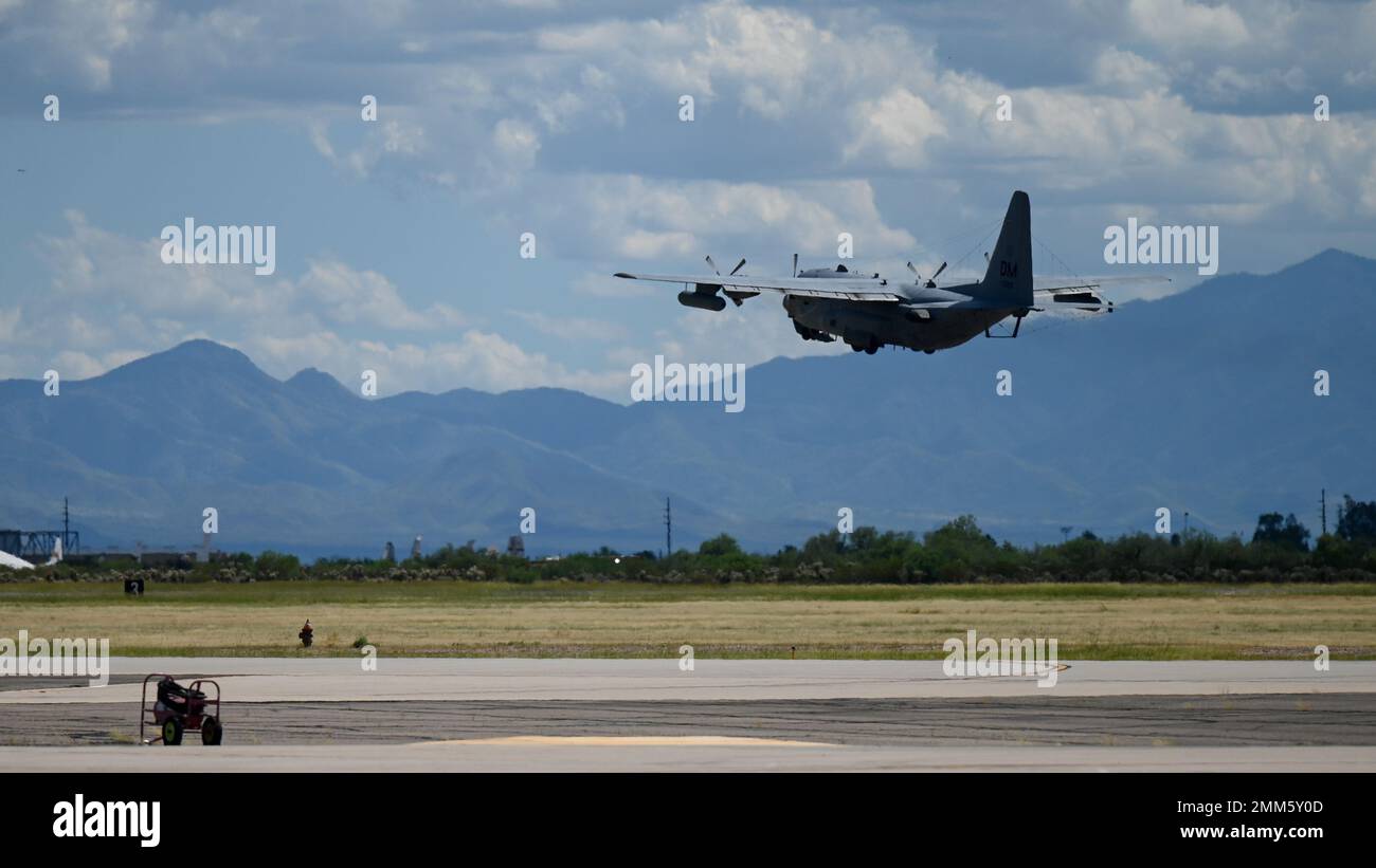 An EC-130H Compass Call from the 55th Electronic Combat Group piloted ...
