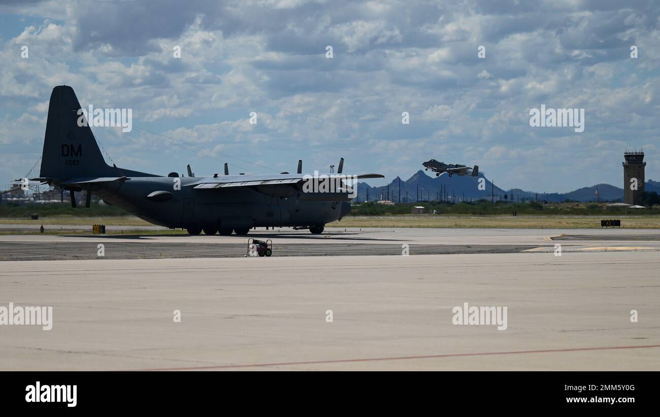 An EC-130H Compass Call from the 55th Electronic Combat Group piloted ...