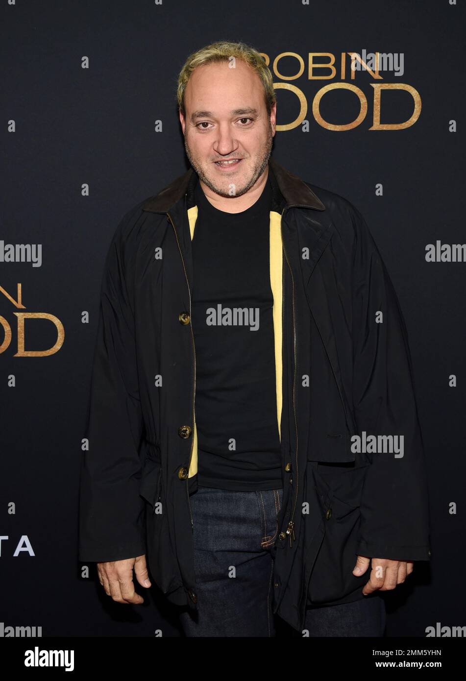 Gregg Bello attends a special screening of "Robin Hood" at AMC Loews ...