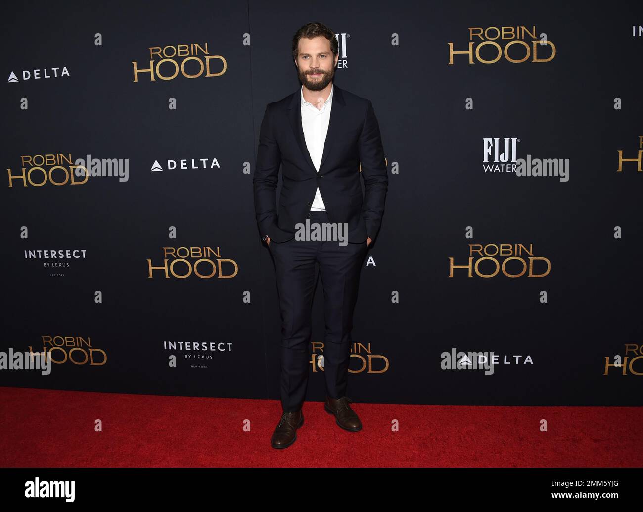 Actor Jamie Dornan attends a special screening of "Robin Hood" at AMC ...