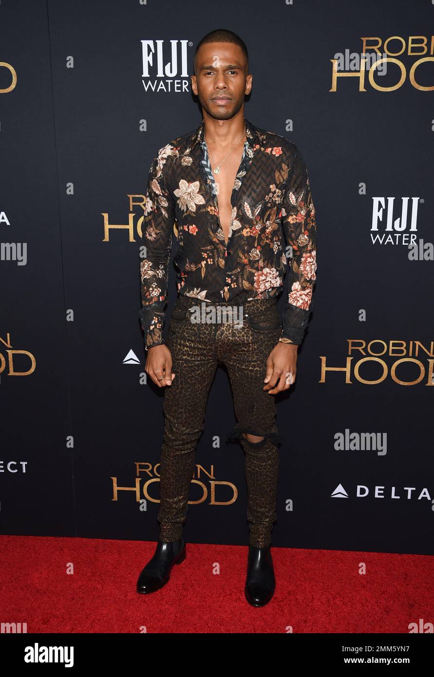 Actor Eric West attends a special screening of "Robin Hood" at AMC ...