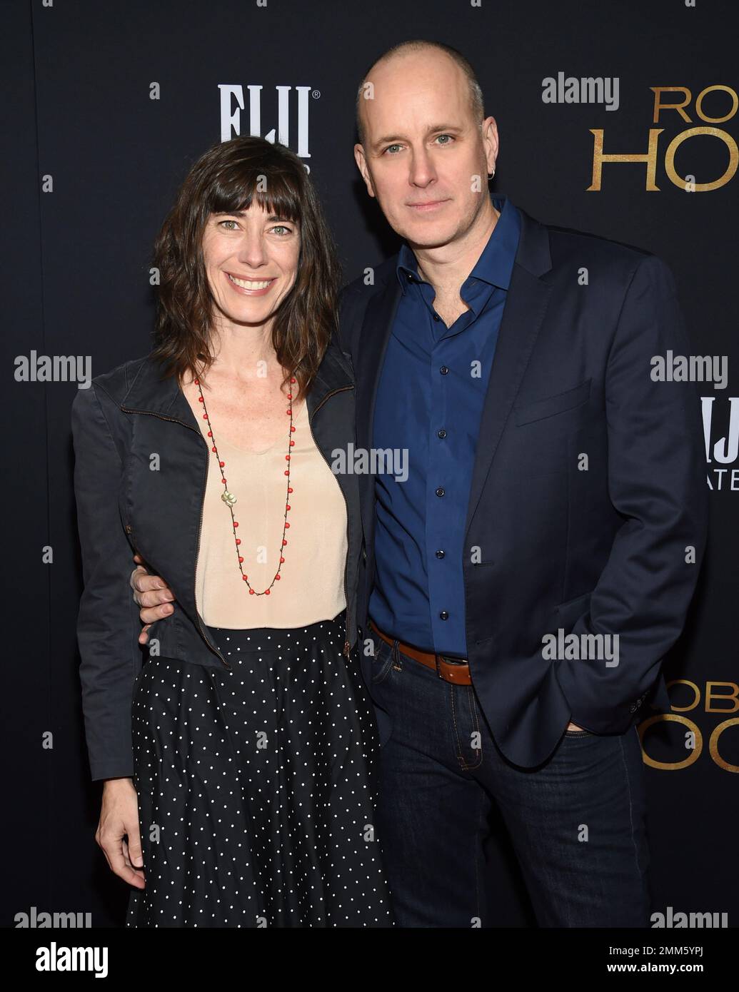 Actor Kelly AuCoin and wife Carolyn Hall attend a special screening of ...