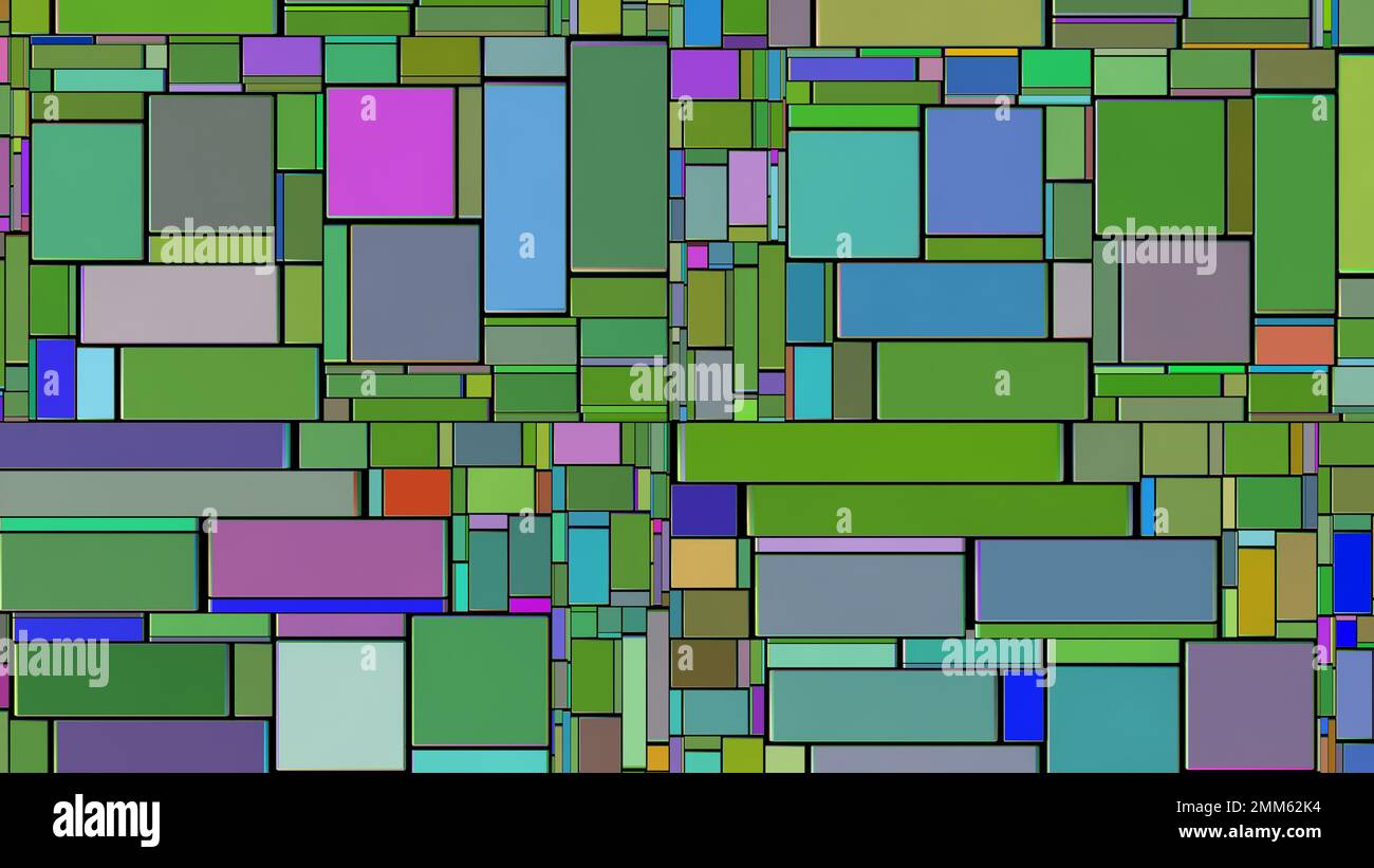 3d render. Abstract colorful background illustration Stock Photo - Alamy