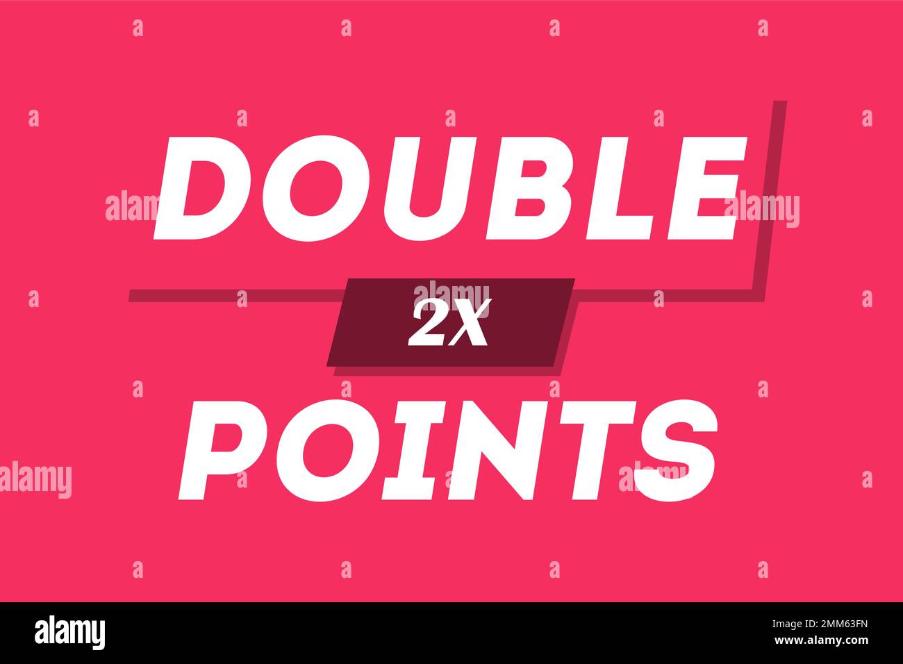 Double reward points Stock Vector Images - Alamy
