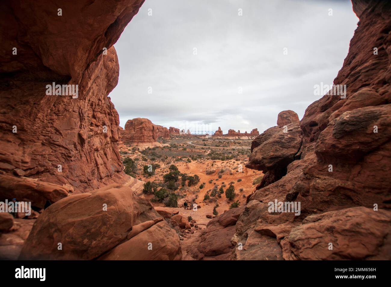 Double Arch is one of thousands of arches inside Arches National Park ...