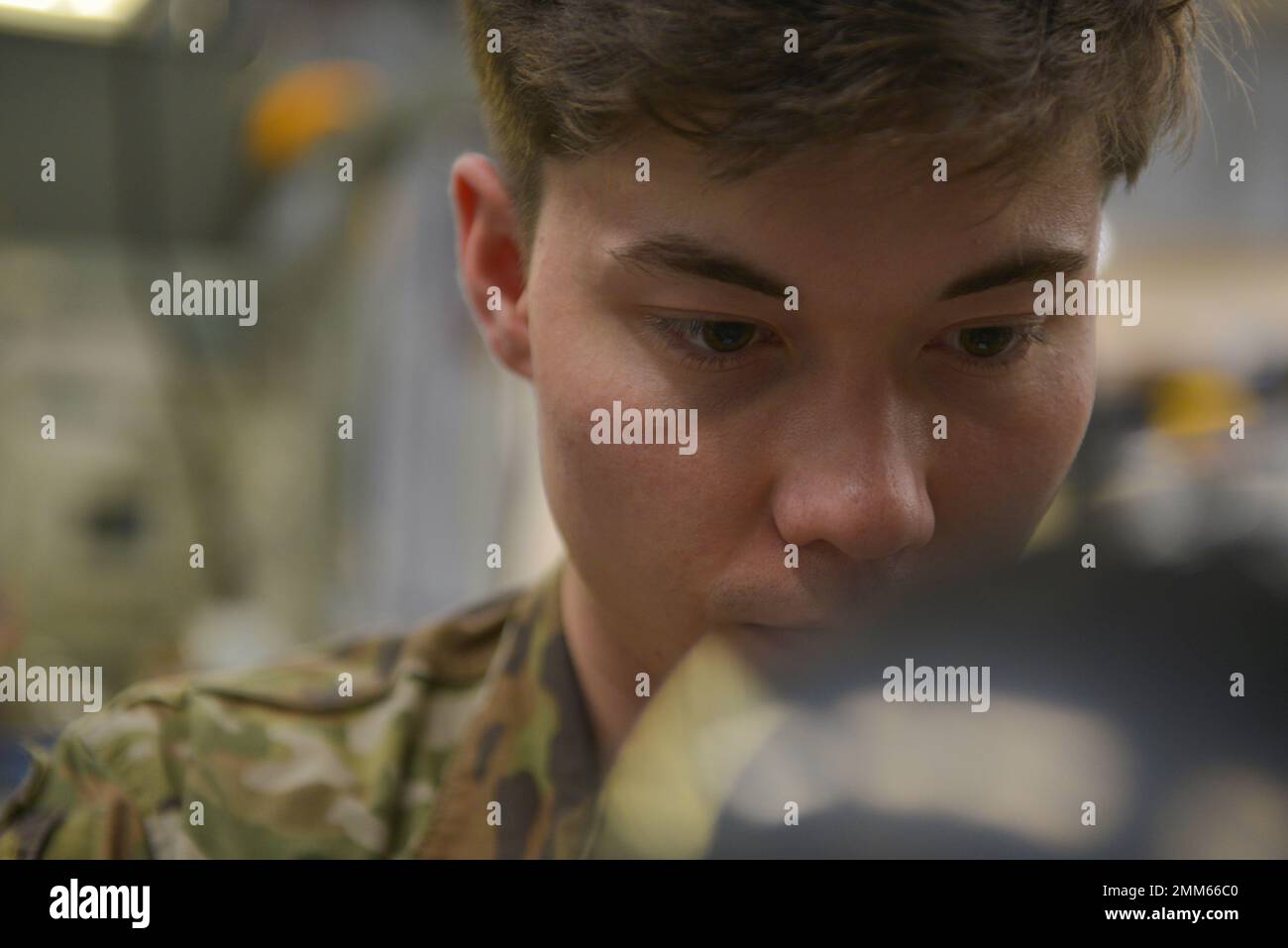 U.S. Air Force Airman 1st class Phaelan Lewis-Volenec, 36th Electronic ...