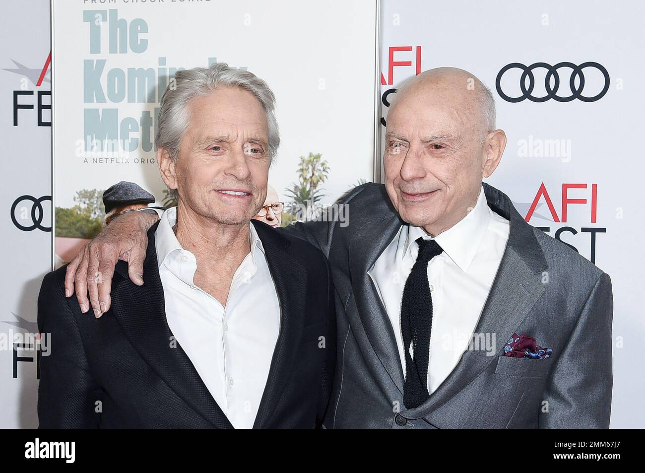 Michael Douglas, left, and Alan Arkin attend the world premiere of "The ...