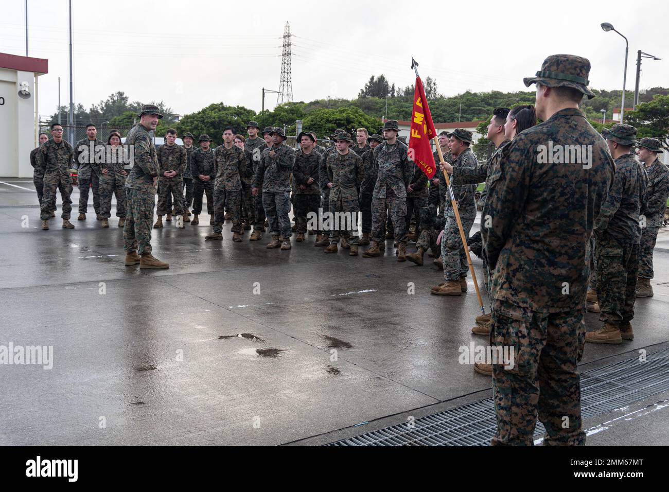 U.S. Marine Corps Col. Richard Martin, commanding officer of III Marine ...