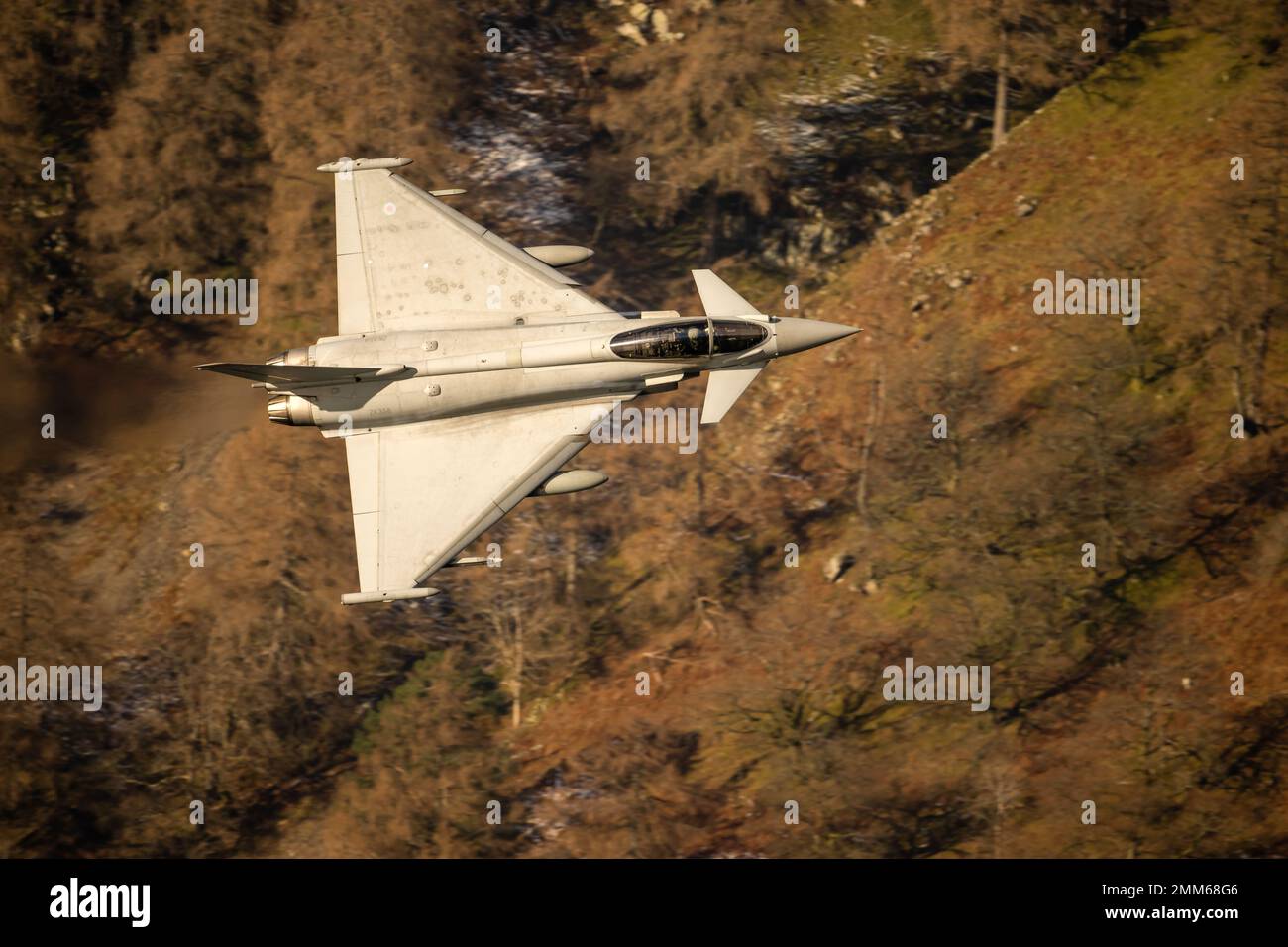 RAF Typhoon (Eurofighter) callsign "Havoc" on a low level training ...