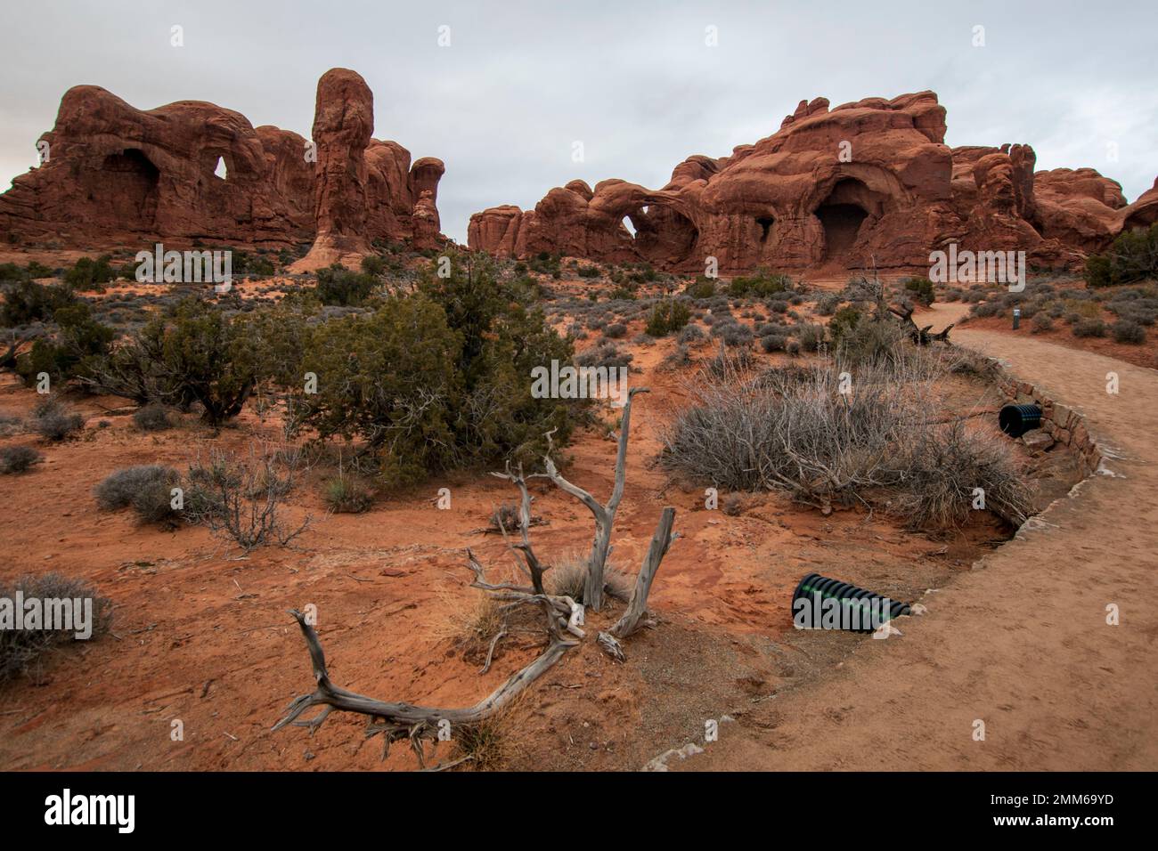 Double Arch is one of thousands of arches inside Arches National Park ...