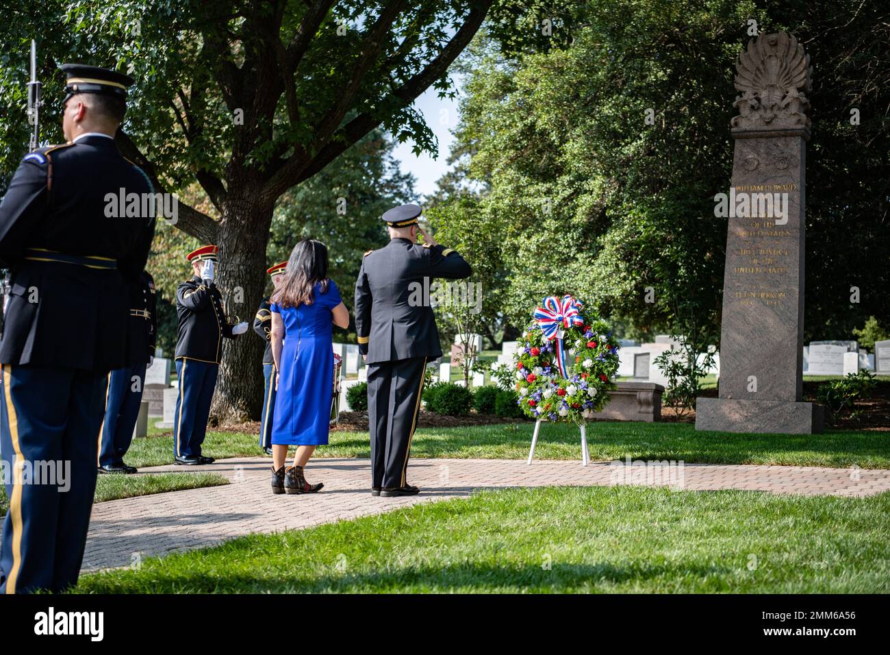 Karen Durham-Aguilera (left), executive director, Army National ...